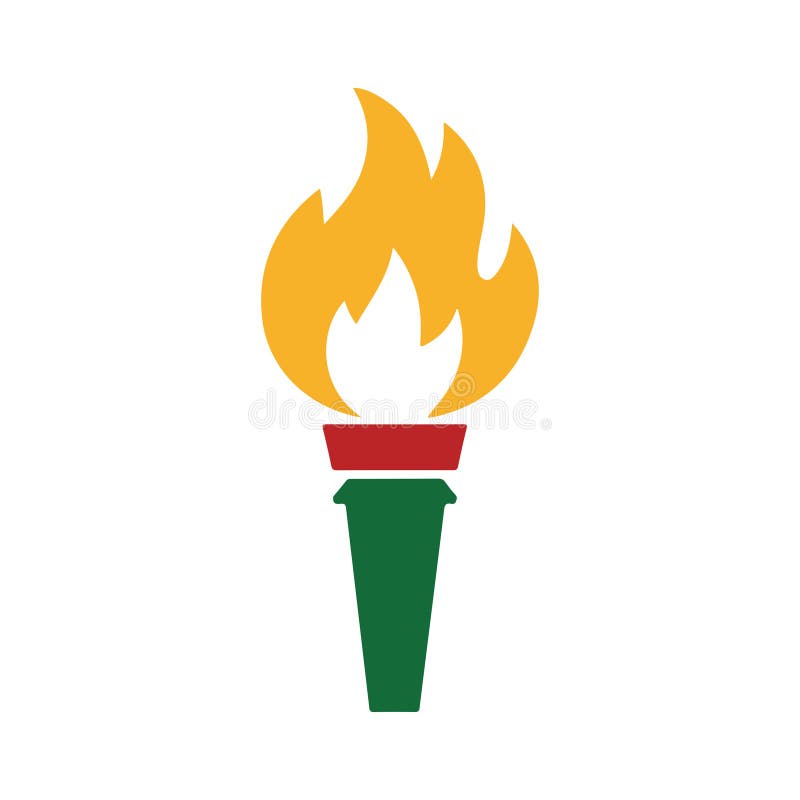 Torch Light Clipart Vector Illustration Stock Vector - Illustration of ...