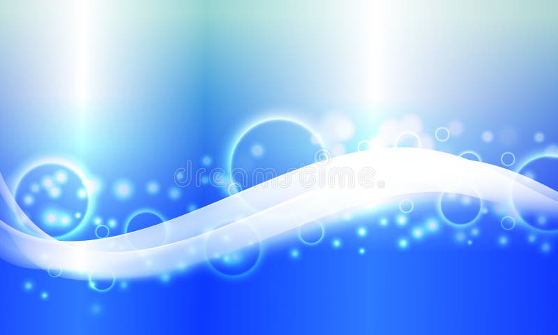 Abstract Background Geometry Shapes Circle Bubbles on Gradient Blue ...