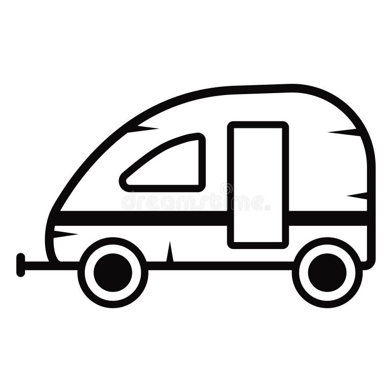 Camper Black White Stock Illustrations – 2,704 Camper Black White Stock Illustrations, Vectors ...