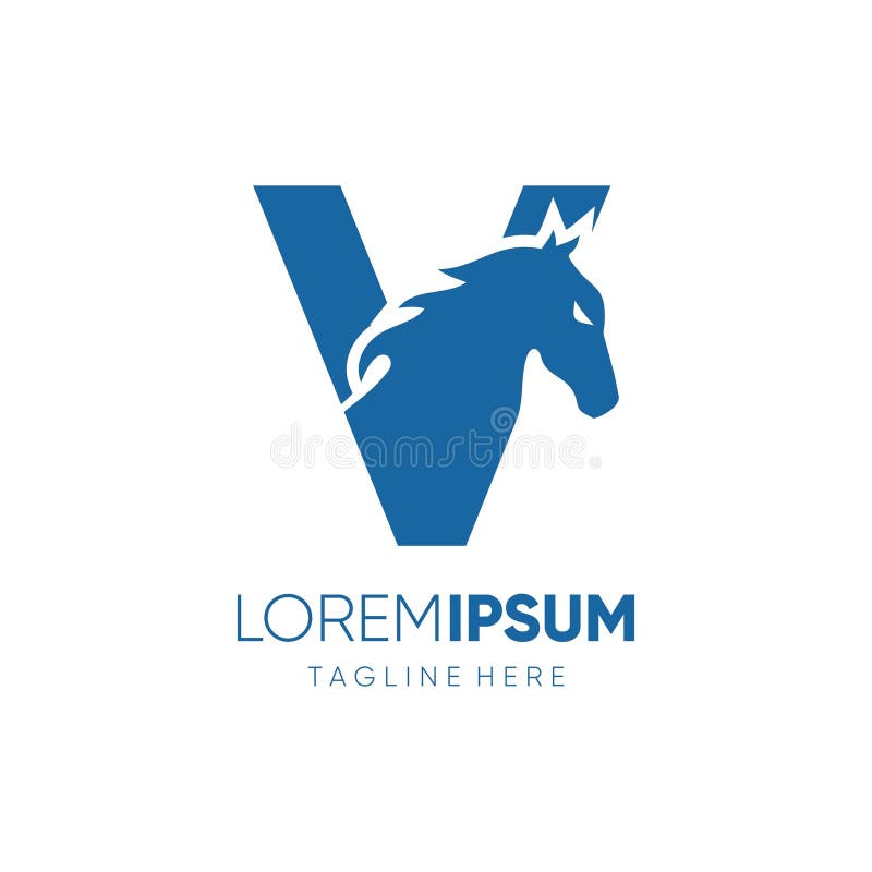 5 Letter Horse Logo
