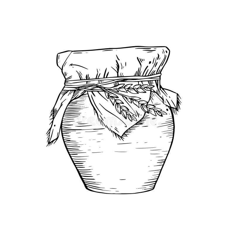 Clay Jar Coloring Page 114 Clay Pots High Res Illustrations Getty