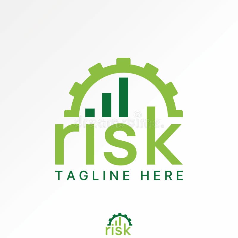 Text Word Risk Graph Bar Chart Font Machine Gear To Protect Loss Profit ...