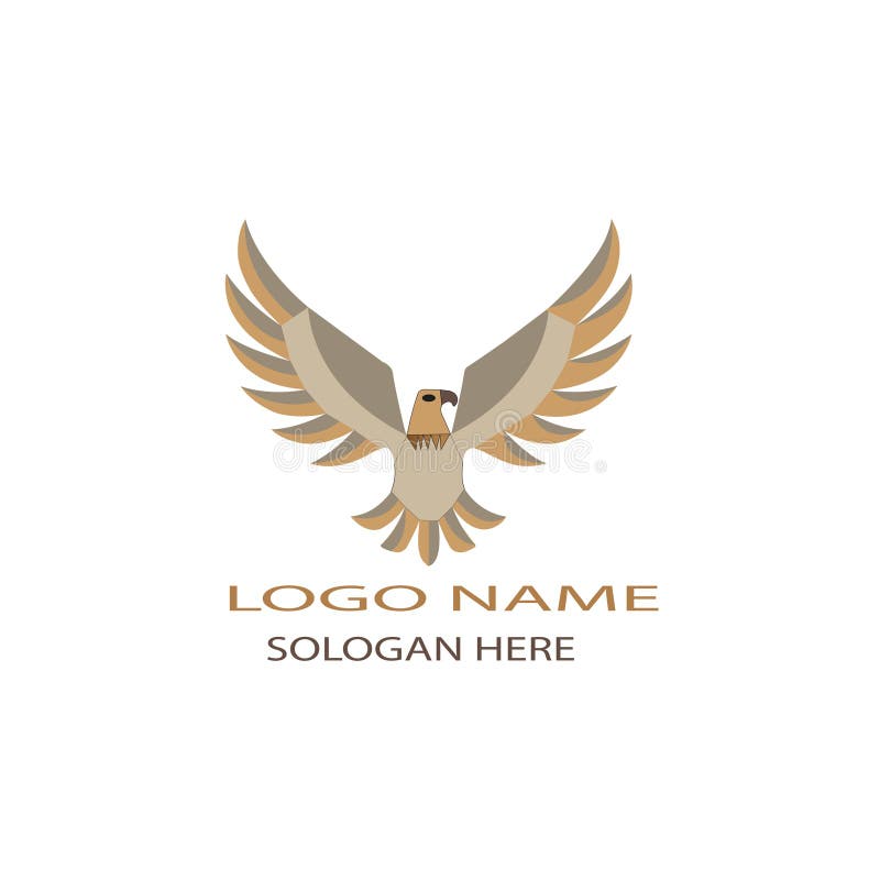 Eagle logo icon vector . stock vector. Illustration of label - 364657084
