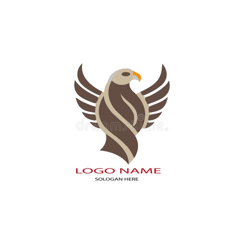 Eagle logo icon vector . stock illustration. Illustration of eagle ...
