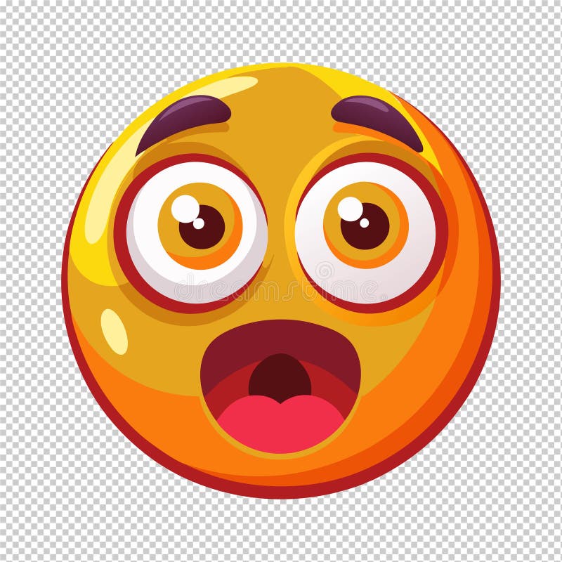 Hyper-realistic Surprised Emoji with Expressive Details. Exaggerated ...