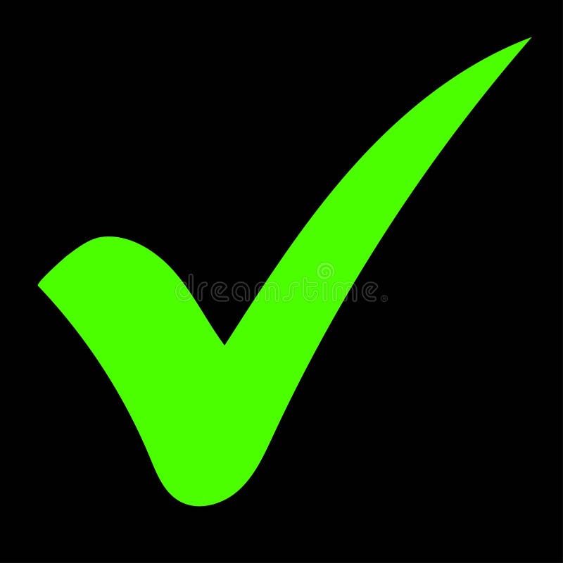 Tick mark stock vector. Illustration of acceptance, reward - 365024755