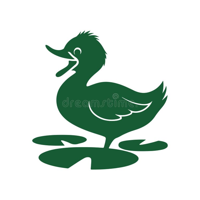 Creative Duck Silhouette Vector Illustration Stock Vector ...