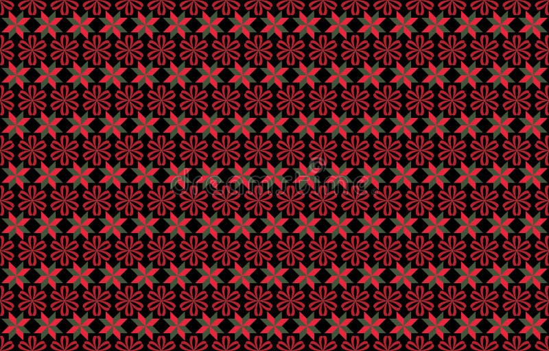 Aztec Ethnic Background Design Vector with a Seamless Pattern. Stock ...