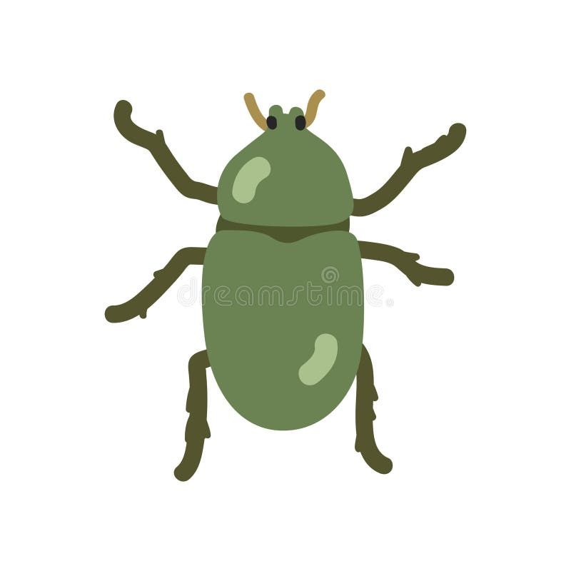 Green Beetle Bug Cartoon Stock Illustrations – 2,929 Green Beetle Bug ...