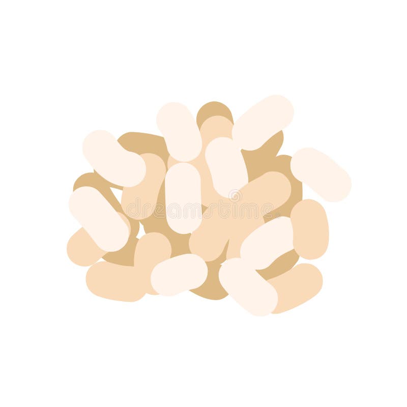 Insect Eggs Cartoon Clipart. Cute Termite Eggs Vector Illustration ...