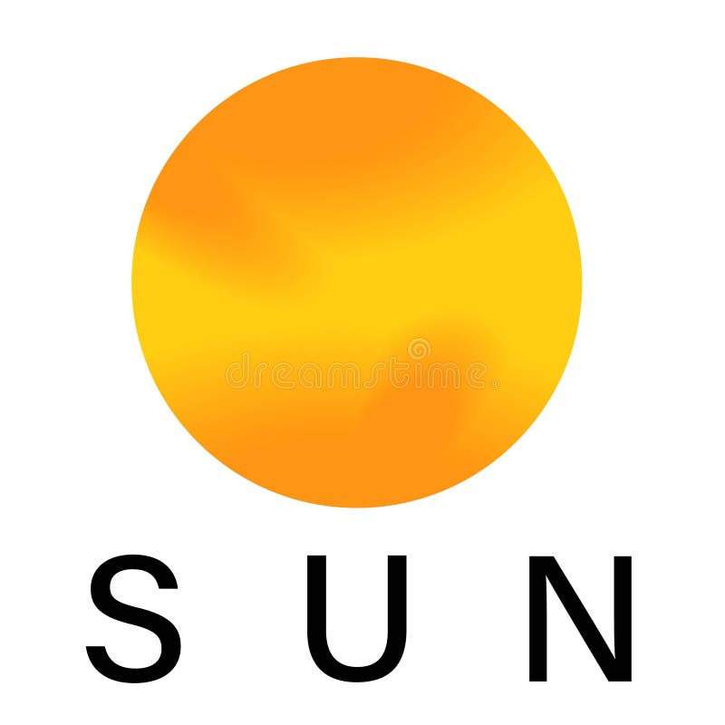 Sun icon stock vector. Illustration of sunrise, design - 365497106