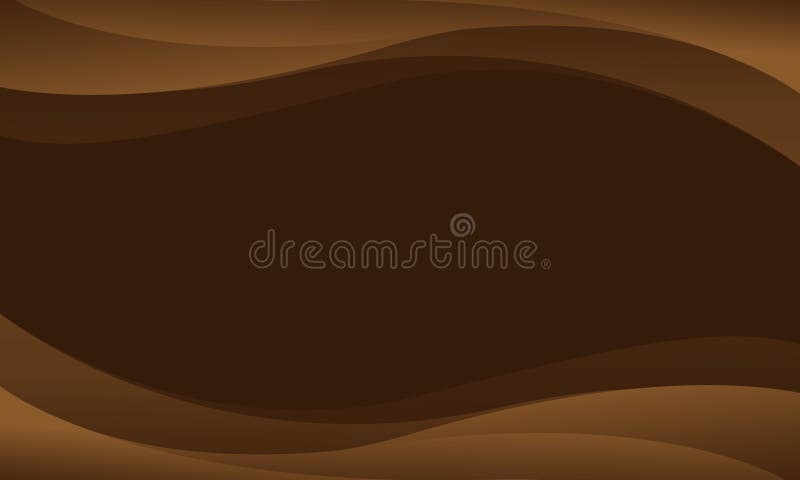 Abstract Modern Chocolate Wave Background. Vector Dynamic Wallpaper ...