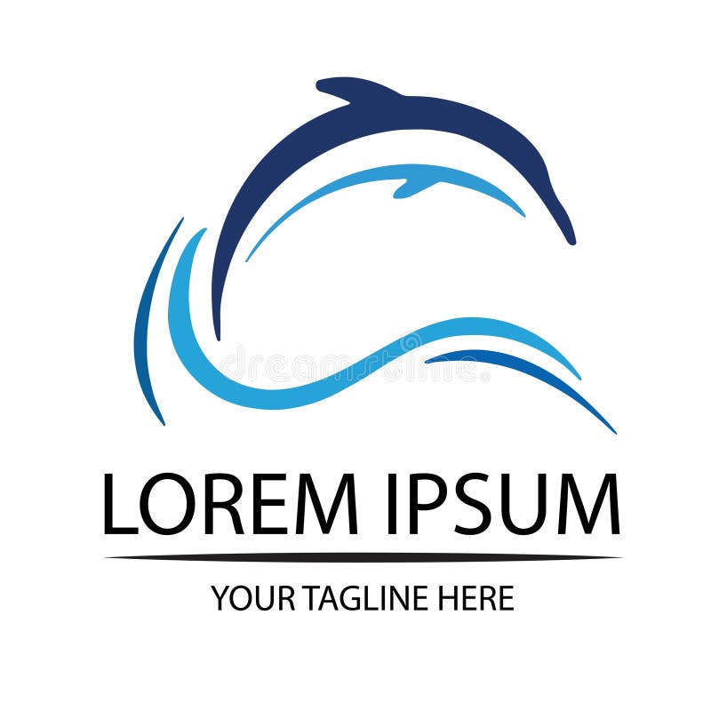 Dolphin Logo stock vector. Illustration of underwater - 366302263
