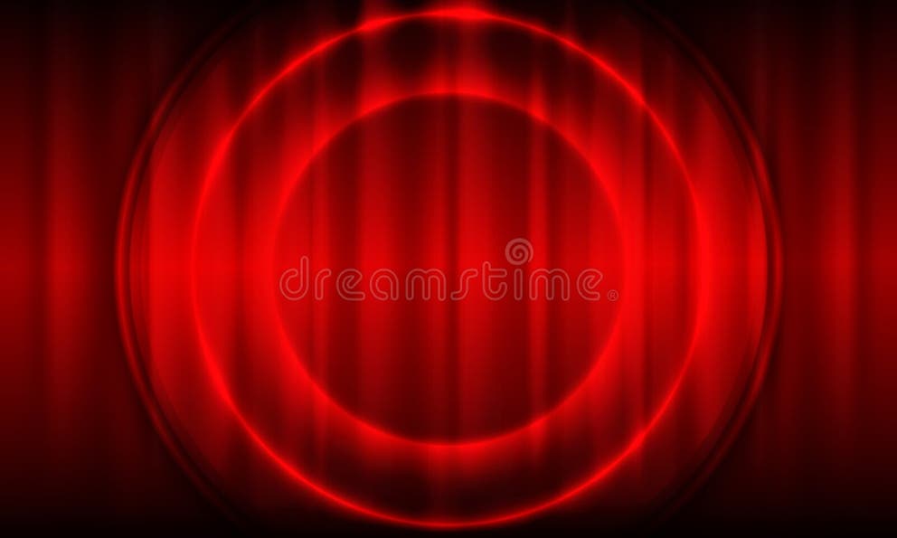 Abstract Dark Red Circle Light Background. Stock Illustration ...