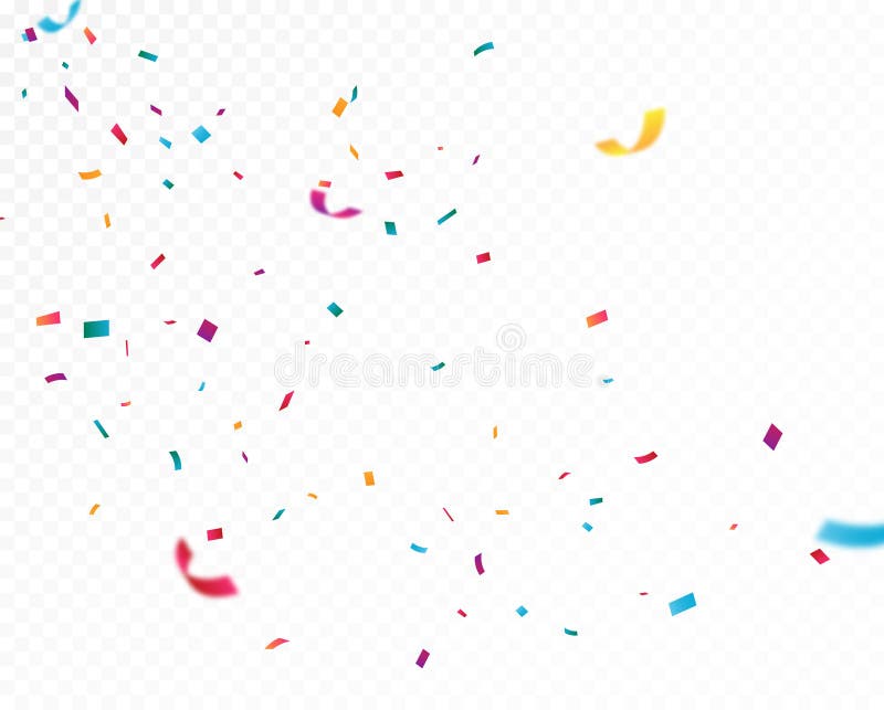 Abstract Colorful Confetti Banner Background. Birthday, Holiday ...