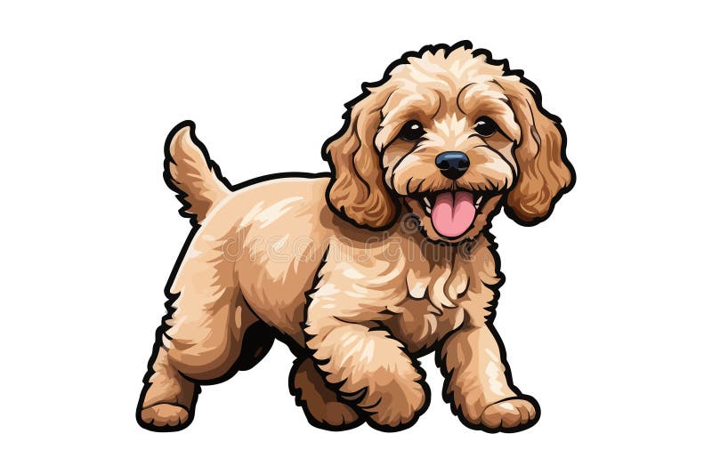 Cockapoo Apricot Puppy Digital Print, Perfect for Nursery or Home Decor ...