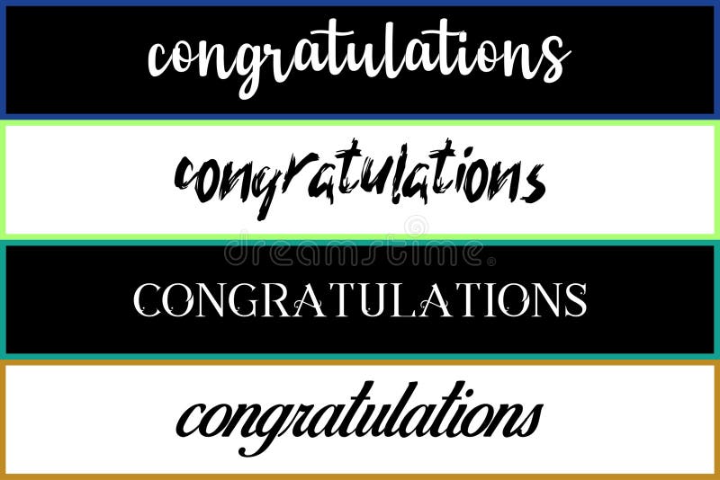 Congratulations Handwritten in Script in Chalk on a Blackboard Stock ...