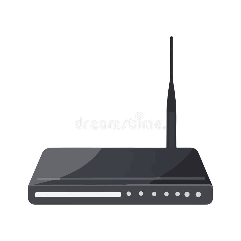 Wi-Fi router icon vector stock illustration. Illustration of wifi ...