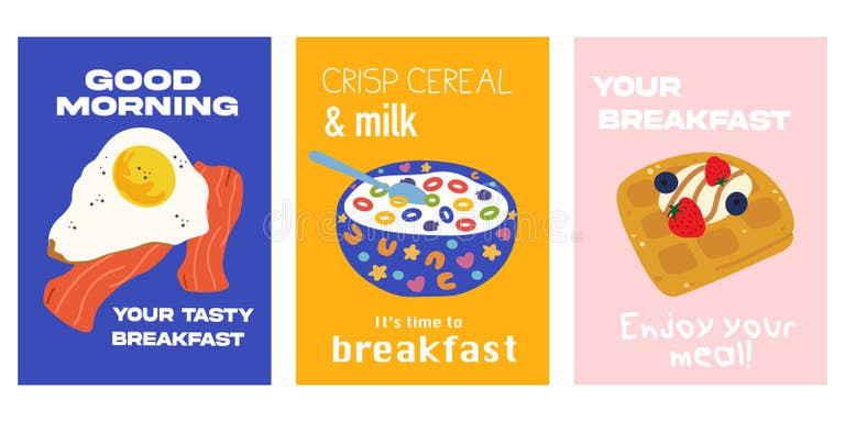 Breakfast Cartoon Stock Illustrations – 201,099 Breakfast Cartoon Stock ...