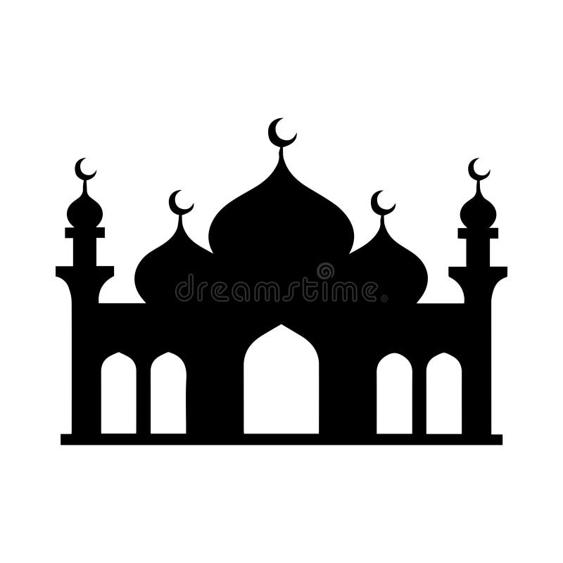Mosque Icon. Flat Illustration of Mosque Vector Icon for Web Design ...