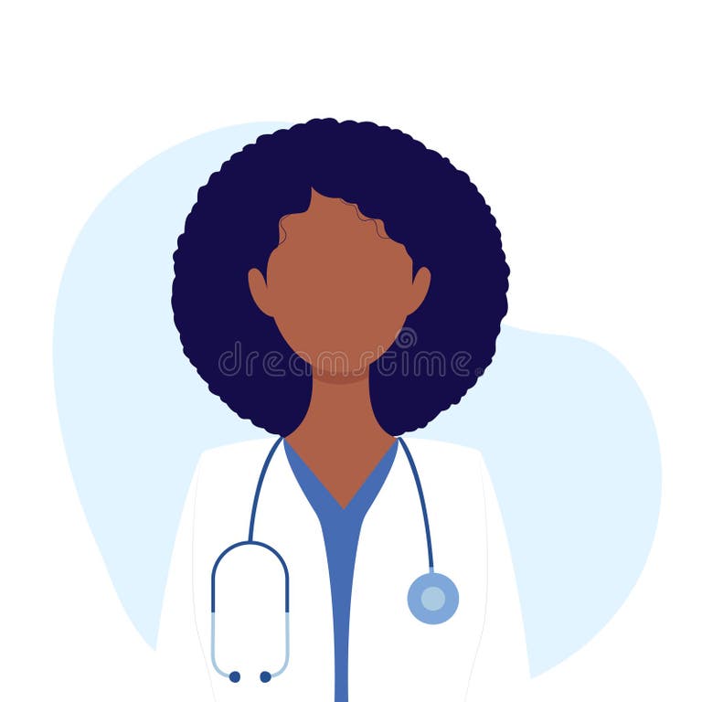 Female Doctor Therapist or Pharmacist with Short Hair Stock Vector ...