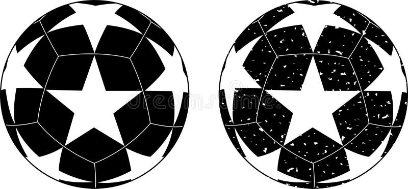 Distressed Soccer Ball, Sport Silhouette, Soccer Ball Stock Vector ...