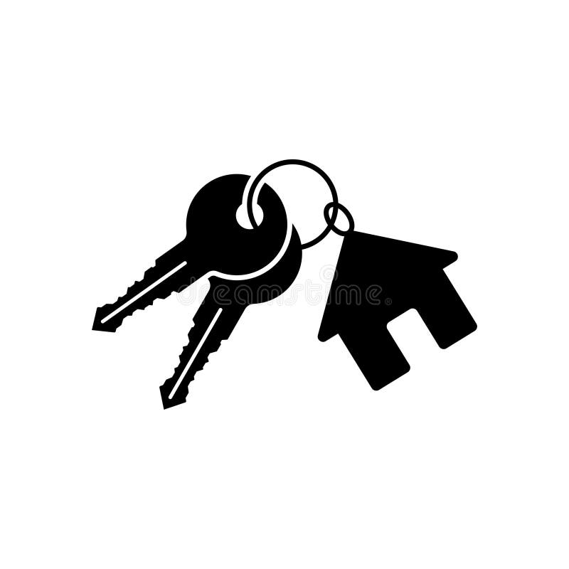 House Key Icon. Real Estate Symbol. Residential Property Icon Stock ...