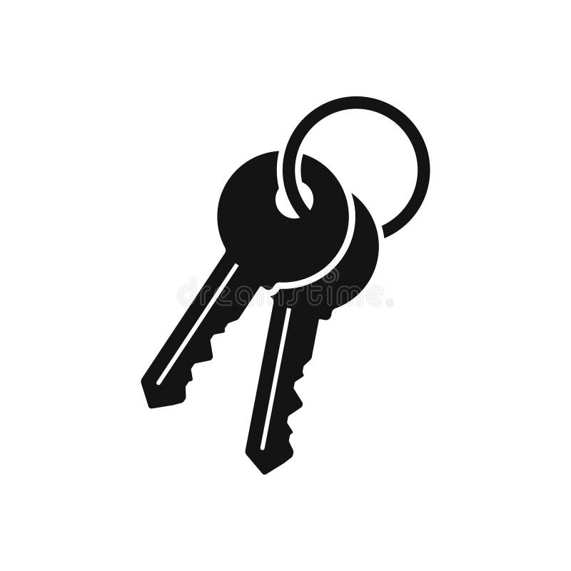 Key Icon. Key Silhouette. Lock or Unlock Sign. Padlock. Lock Symbol ...