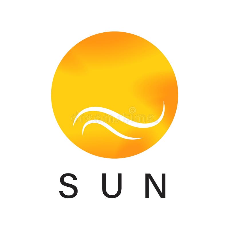 Sun logo stock illustration. Illustration of sunbeam - 367708028
