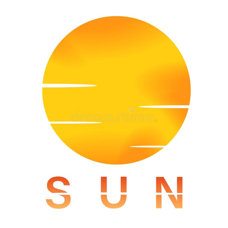 Sun logo stock illustration. Illustration of element - 367708036