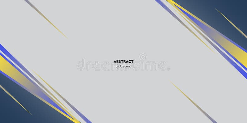 Abstract Blue Yellow Color Lines. Modern Luxury Futuristic Background ...