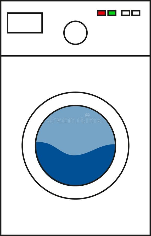 Simplified Cartoon Washing Machine Stock Illustrations – 19 Simplified ...