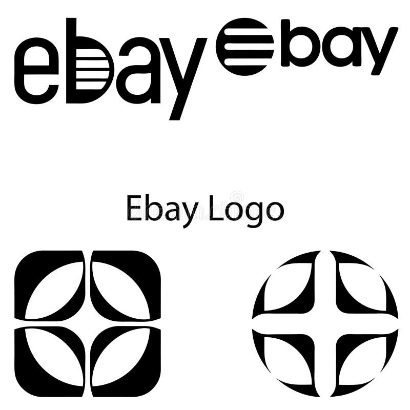 3d Rendering of Beautiful and Realistic Ebay Logo Stock Vector ...