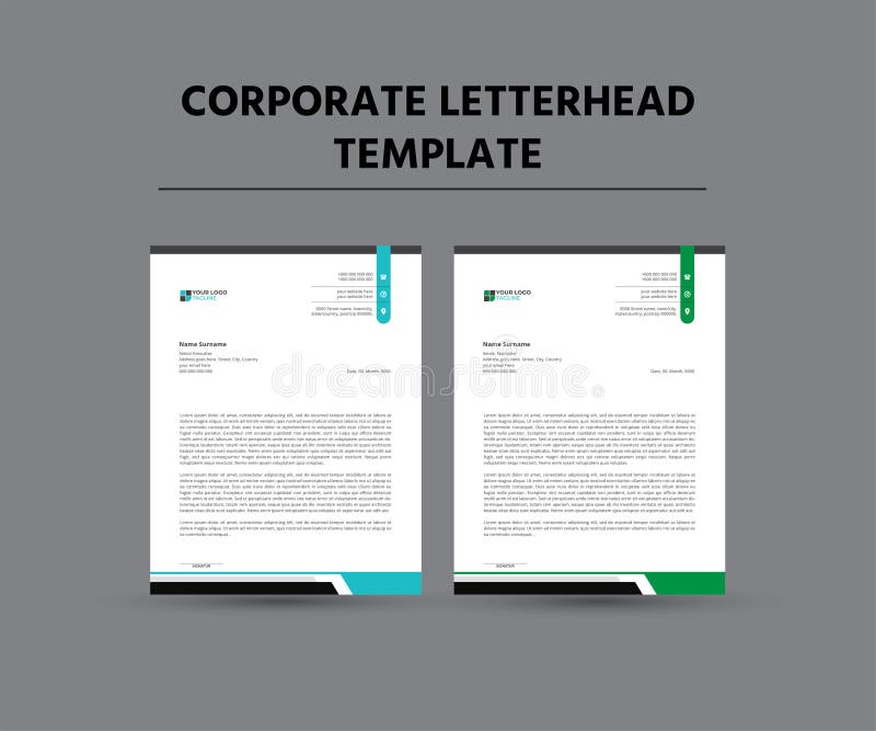 "Modern Corporate Letterhead Designs for Sleek and Sophisticated ...