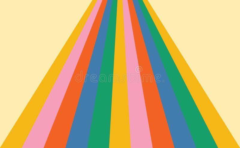 Illustration Background Line Strip Colorful Retro Vintage Unique Design ...