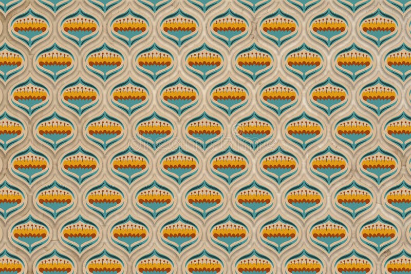 Seamless Traditional Indian Floral Pattern – Ethnic Textile Design ...