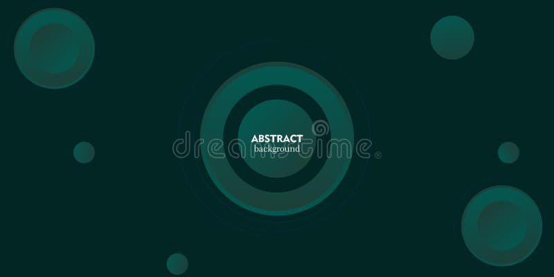 Abstract Modern Circle Shape Design Bright Green Background with Lines ...