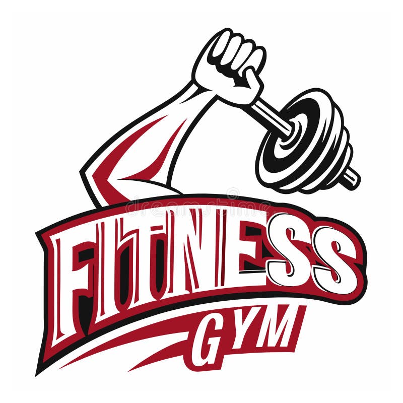 Gym Logo Displaying a Modern Design Illustrator Vector Stock ...