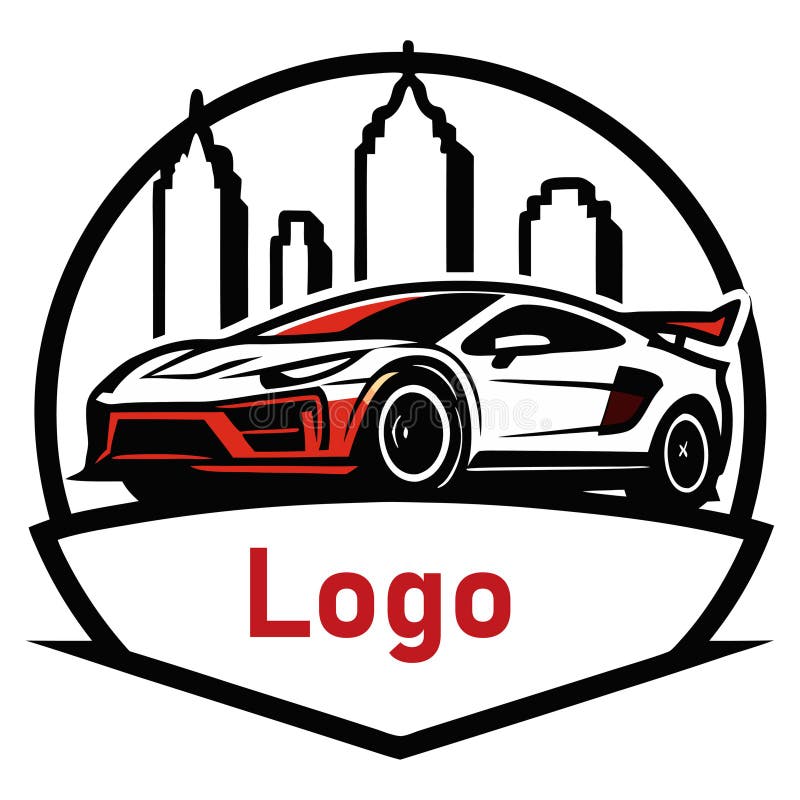 Car Logo Illustration Modern Rental Design Stock Illustration ...