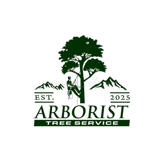 Arborist Tree Service Logo Template Stock Image - Image of tree ...