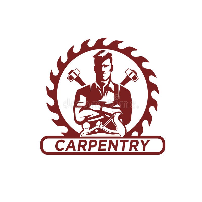 Modern Carpentry Service Logo Desing Stock Image - Image of carpentry ...