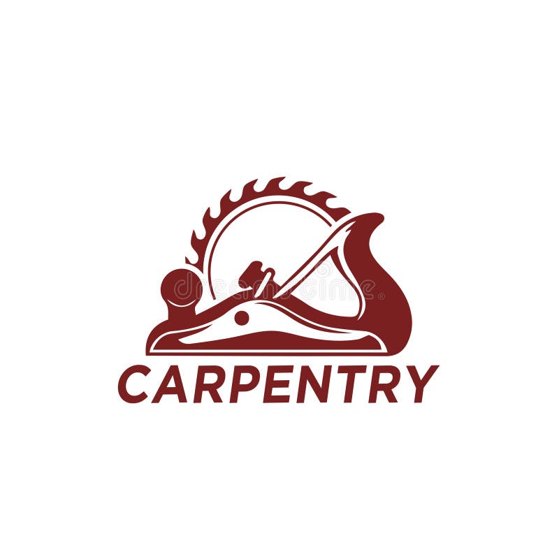 Modern Carpentry Service Logo Desing Stock Illustration - Illustration ...