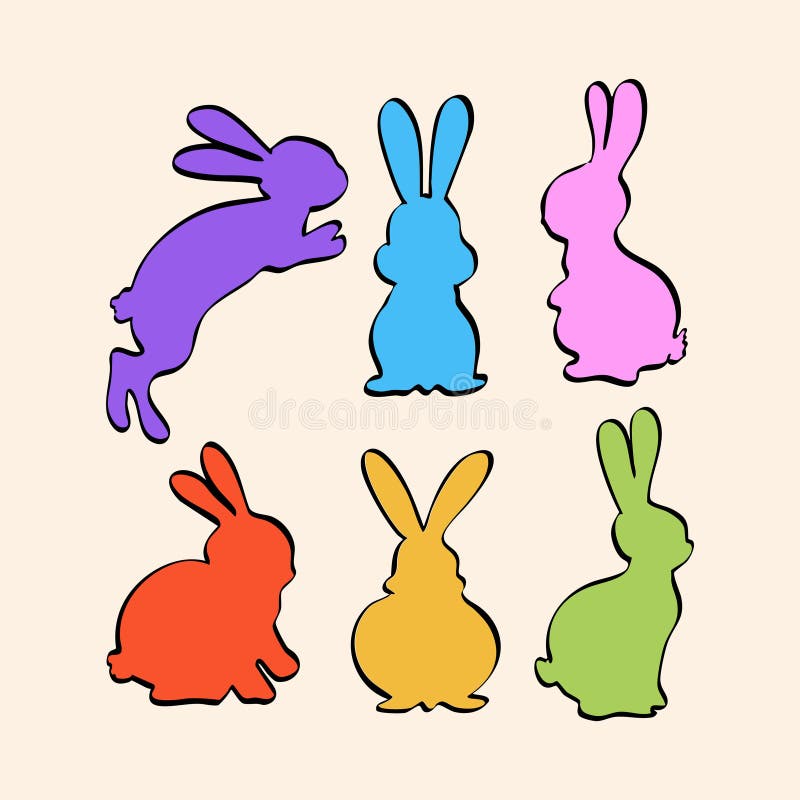 Bunny Silhouette Clip Art