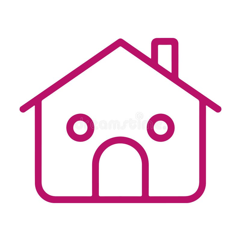 Home Icon Vector Illustration Art Stock Illustration - Illustration of ...