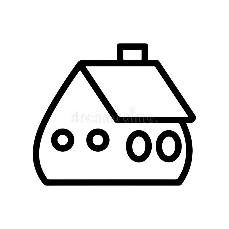 Minimalist Home Silhouette Vector Stock Illustration - Illustration of ...
