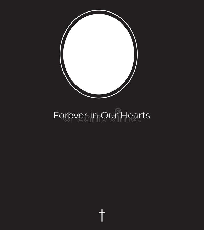 Ternal Memory Funeral Invitation Card Featuring Subtle Religious ...