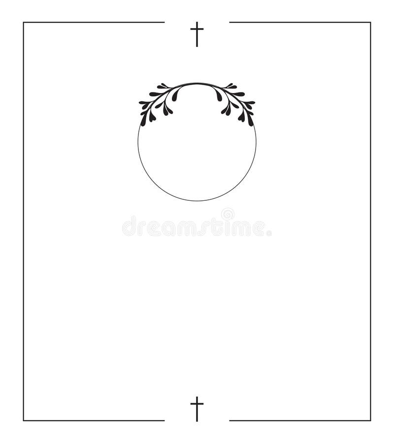 Graceful Eternal Memory Invitation Card with Light Heavenly Tones ...