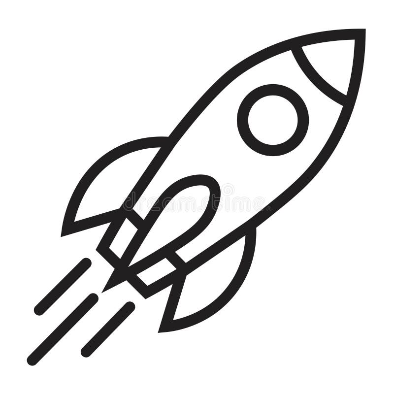 Rocket Outline Stock Illustrations – 38,010 Rocket Outline Stock ...