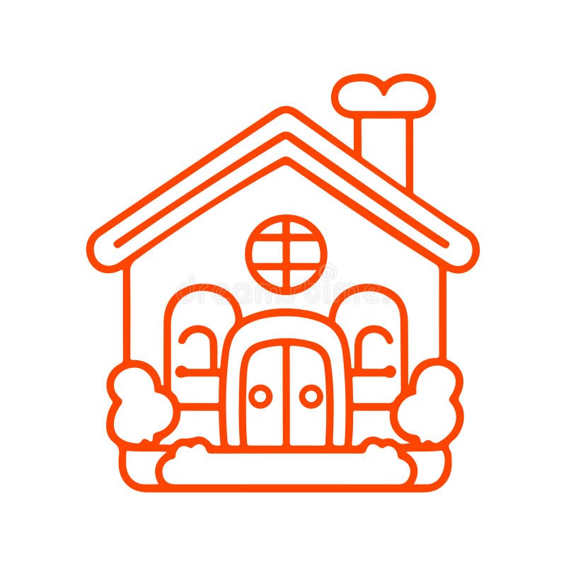 Smart Home Icon Illustration Stock Vector - Illustration of creative ...