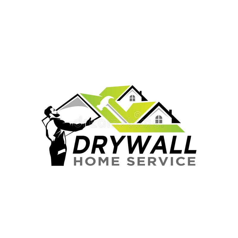 Illuatration Grapic Vector of Drywall Home Service Logo Template Stock ...